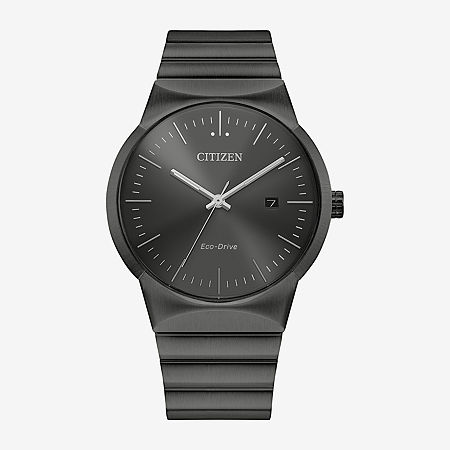 Click here for Citizen Axiom Mens Black Bracelet Watch Bm7587-52h... prices