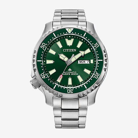Click here for Citizen Mens Promaster Automatic Dive Silver-tone... prices