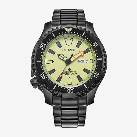 Click here for Citizen Mens Promaster Automatic Dive Black Ion-Pl... prices