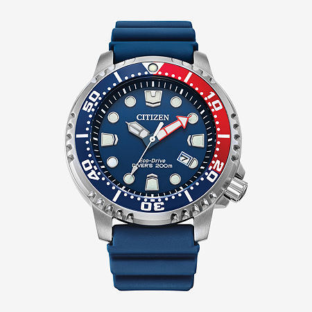 Citizen Eco-Drive Mens Promaster Dive Blue Strap Watch  44mm - Blue