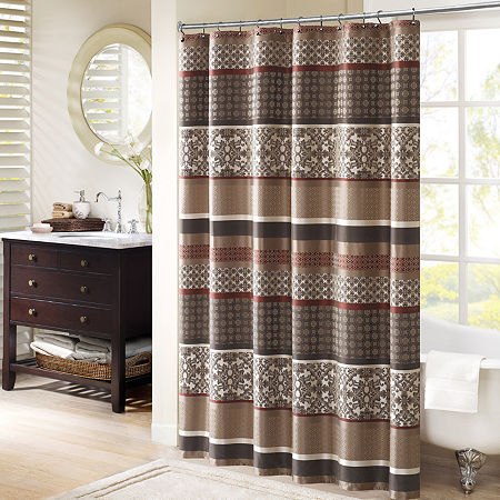 Click here for Madison Park Princeton Jacquard Shower Curtain  72... prices