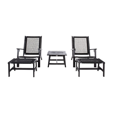 Click here for Chantelle Outdoor Living Set - Black prices