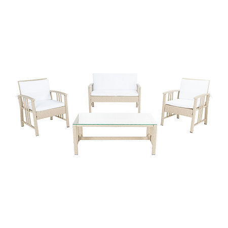 Click here for Reslor 4PC Living Set - Beige/white prices