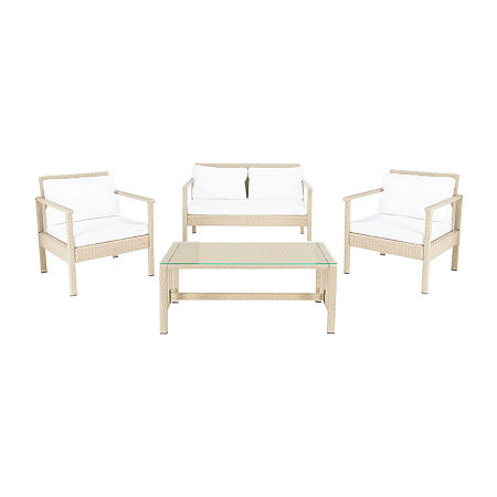 Click here for Garnen 4PC Living Set - Beige/white prices