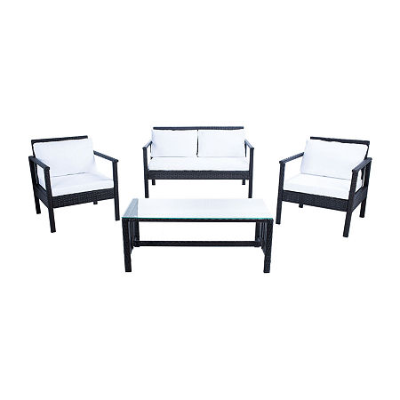 Click here for Garnen 4PC Living Set - Black/white prices