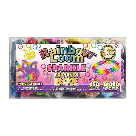 Click here for Rainbow Loom- Sparkle Rubber Band Treasure Box Edi... prices