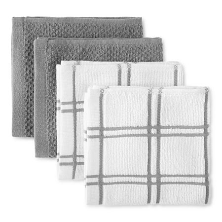 Click here for Cooks 4-pk. Dish Cloth Set  One Size  Gray prices