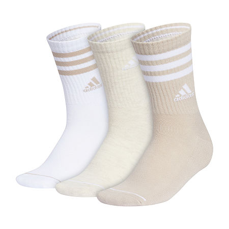 Click here for adidas Cushion Womens 3 Pair Crew Socks  5-10  Bei... prices