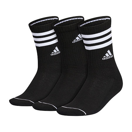 Click here for adidas Cushion Womens 3 Pair Crew Socks  5-10  Bla... prices