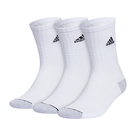 Click here for adidas Cushion Mens 3 Pair Crew Socks  10-13  Whit... prices