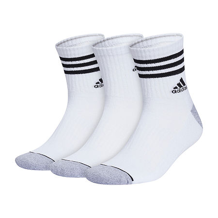 Click here for adidas Cushion Mens 3 Pair Quarter Ankle Socks  10... prices