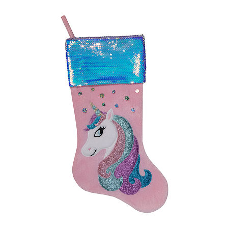 Click here for Northlight 20.5in Pink Velvet Unicorn With Sequins... prices