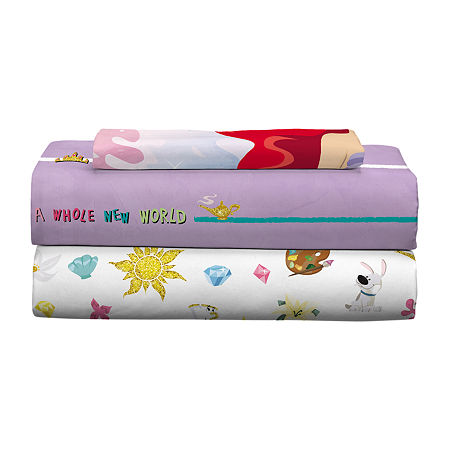 Click here for Disney Collection Princess Sheet Set  One Size  Bl... prices