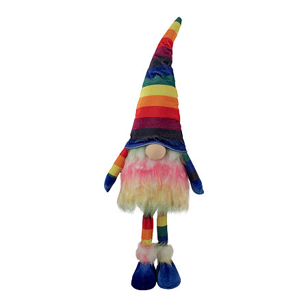 Click here for Northlight 20.5in Bright Rainbow Striped Gnome  On... prices