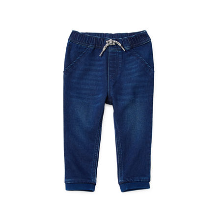 Click here for Okie Dokie Baby Boys Tapered Regular Fit Pull-On P... prices