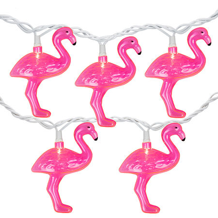 Click here for Northlight Seasonal Set of 10 Pink Flamingo Patio... prices