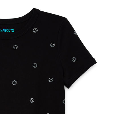 Thereabouts Little & Big Girls Crew Neck Short Sleeve Graphic T-Shirt ...