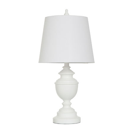 Click here for Stylecraft 25in Basilica Table Lamp  One Size  Whi... prices