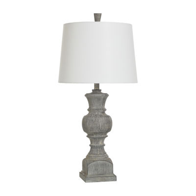 Stylecraft 31.25" Bullwell Table Lamp, Color: Gray - JCPenney