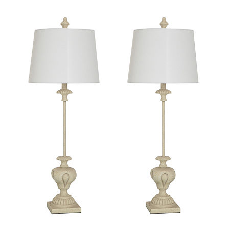 Click here for Stylecraft 34.25 Chantilly 2-pc. Lamp Set  One Siz... prices