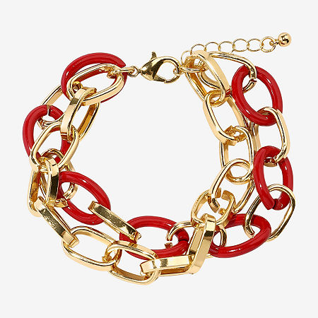 Click here for Mixit Layered Womens 7.5 Inch Link Bracelet  One S... prices