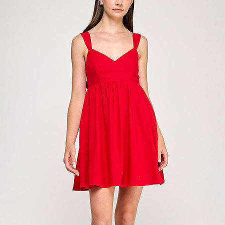 Click here for Trixxi Womens Sleeveless Juniors Fit + Flare Dress... prices
