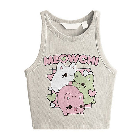 Click here for Meowchi Little & Big Kid Girls Crew Neck Sleeveles... prices