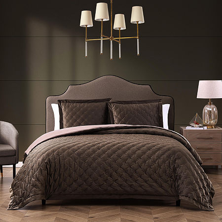 Click here for Bebejan 3 Piece Queen Size Velvet Comforter Set -... prices