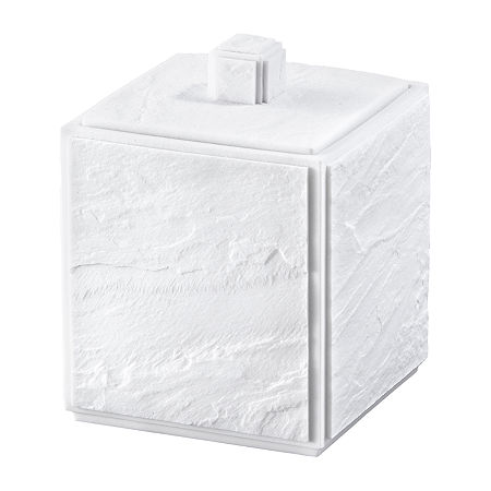 Click here for Nicole Miller Zen Bathroom Canister  One Size  Whi... prices