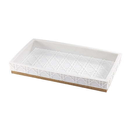 Click here for Nicole Miller Lena Vanity Tray  One Size  White prices