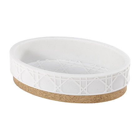 Click here for Nicole Miller Lena Soap Dish  One Size  White prices