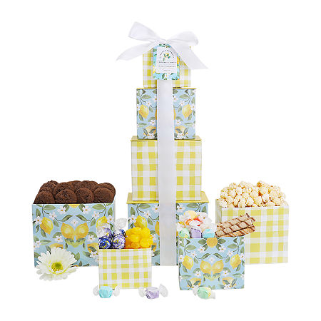 Click here for Alder Creek Lemon Blooms Tower Easter Food Set  On... prices
