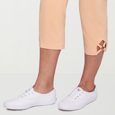 Hearts Of Palm Womens Mid Rise Capri Pants, Color: Light Peach - JCPenney
