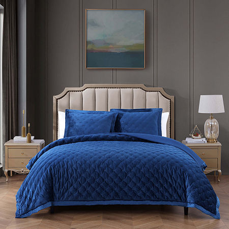 Click here for Bebejan 3 Piece King Size Velvet Comforter Set - N... prices