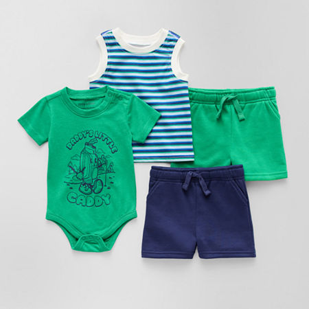 Click here for Little Stitch Baby Boys 4-pc. Short Set  9 Months... prices