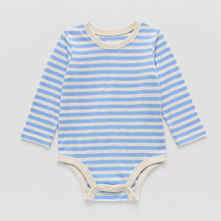 Click here for Okie Dokie Baby Boys Round Neck Long Sleeve Bodysu... prices