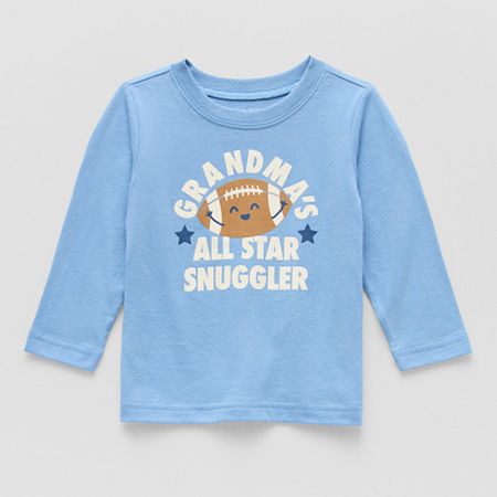 Click here for Okie Dokie Baby Boys Round Neck Long Sleeve Regula... prices