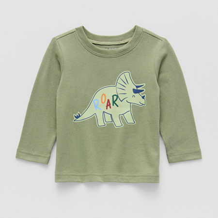 Click here for Okie Dokie Baby Boys Round Neck Long Sleeve Regula... prices