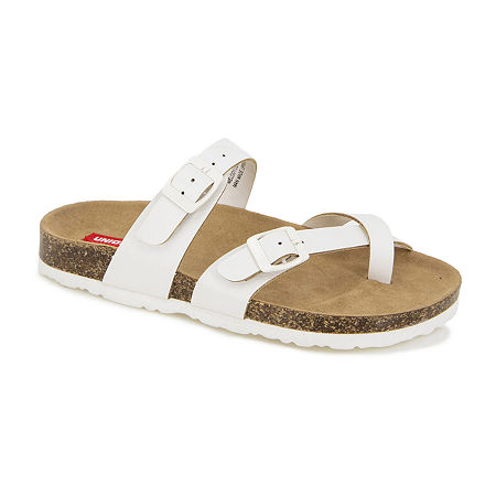 Click here for Unionbay Womens Footbed Sandals  8 Medium  White prices