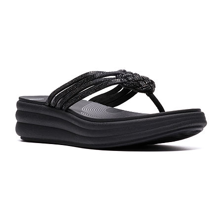 Click here for Clarks Cloudsteppers Womens Drift Gem Wedge Sandal... prices