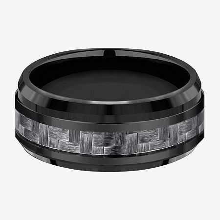 Click here for Mens Comfort Fit 9mm Black Titanium Inlay Wedding... prices