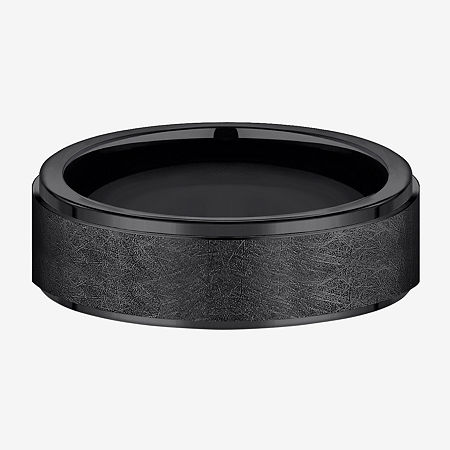 Click here for Mens Comfort Fit 7mm Black Titanium Satin Wedding... prices