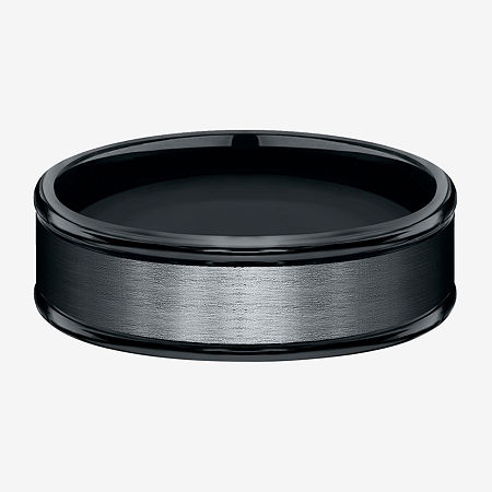 Click here for Mens Comfort Fit 7mm Black Cobalt Wedding Band  9... prices
