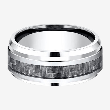 Click here for Mens 9mm Cobalt and Carbon Fiber Wedding Band Ring... prices