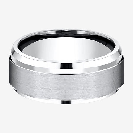 Click here for Mens 9mm Cobalt Wedding Band  10 1/2  White prices