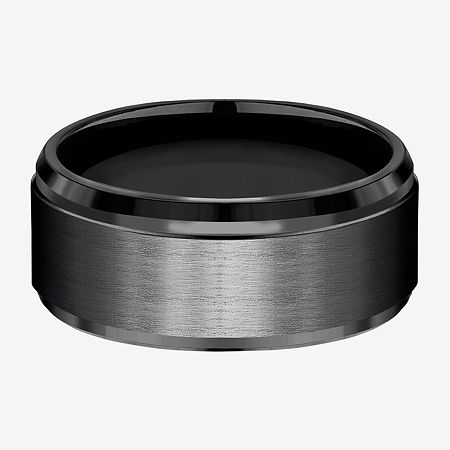 Click here for Mens Black Titanium Satin Center 9mm Wedding Band... prices