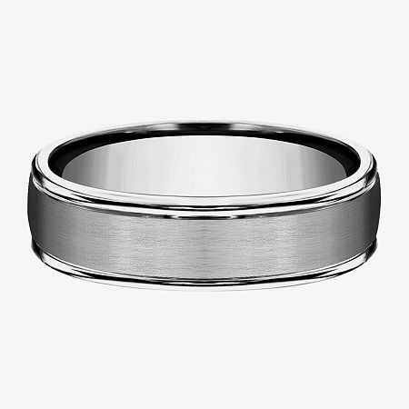 Click here for Mens Titanium Satin Center 6mm Wedding Band  9 1/2 prices