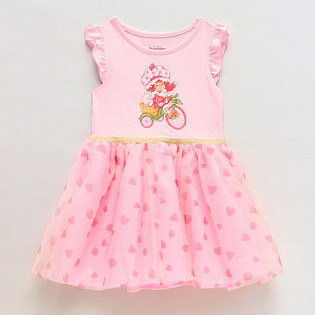 Click here for Toddler Girls Sleeveless Flutter Strawberry Shortc... prices