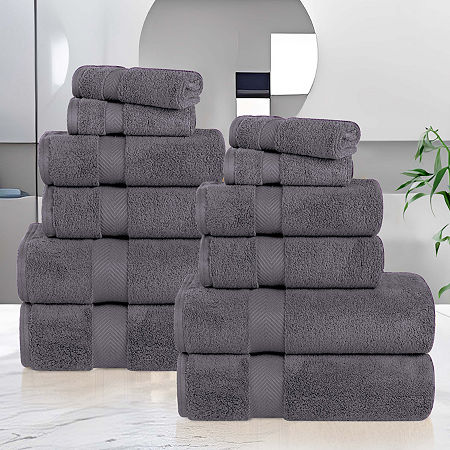 Click here for SUPERIOR Zero Twist Cotton 12pc Chevron Towel Set... prices