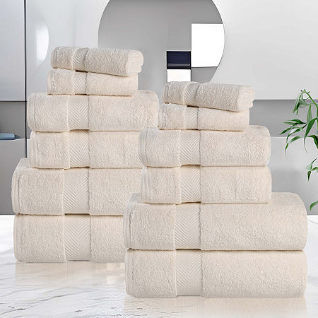 Click here for SUPERIOR Zero Twist Cotton 12pc Chevron Towel Set... prices